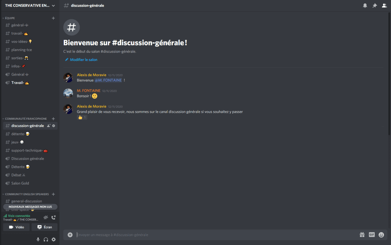 Découvrir le discord - The Conservative Enthusiast
